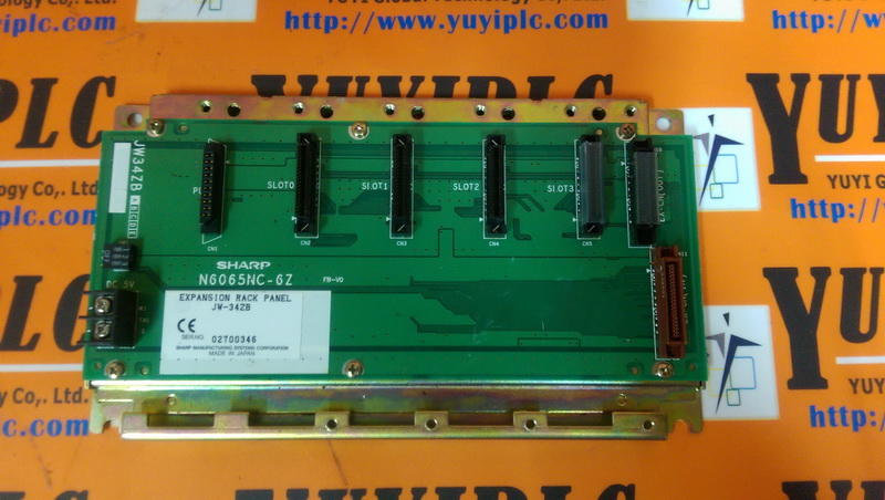 SHARP JW-34ZB Expansion Rack Panel/Backplane - 裕益科技自動化設備可程式編碼器PLC分散式控制系統DCS